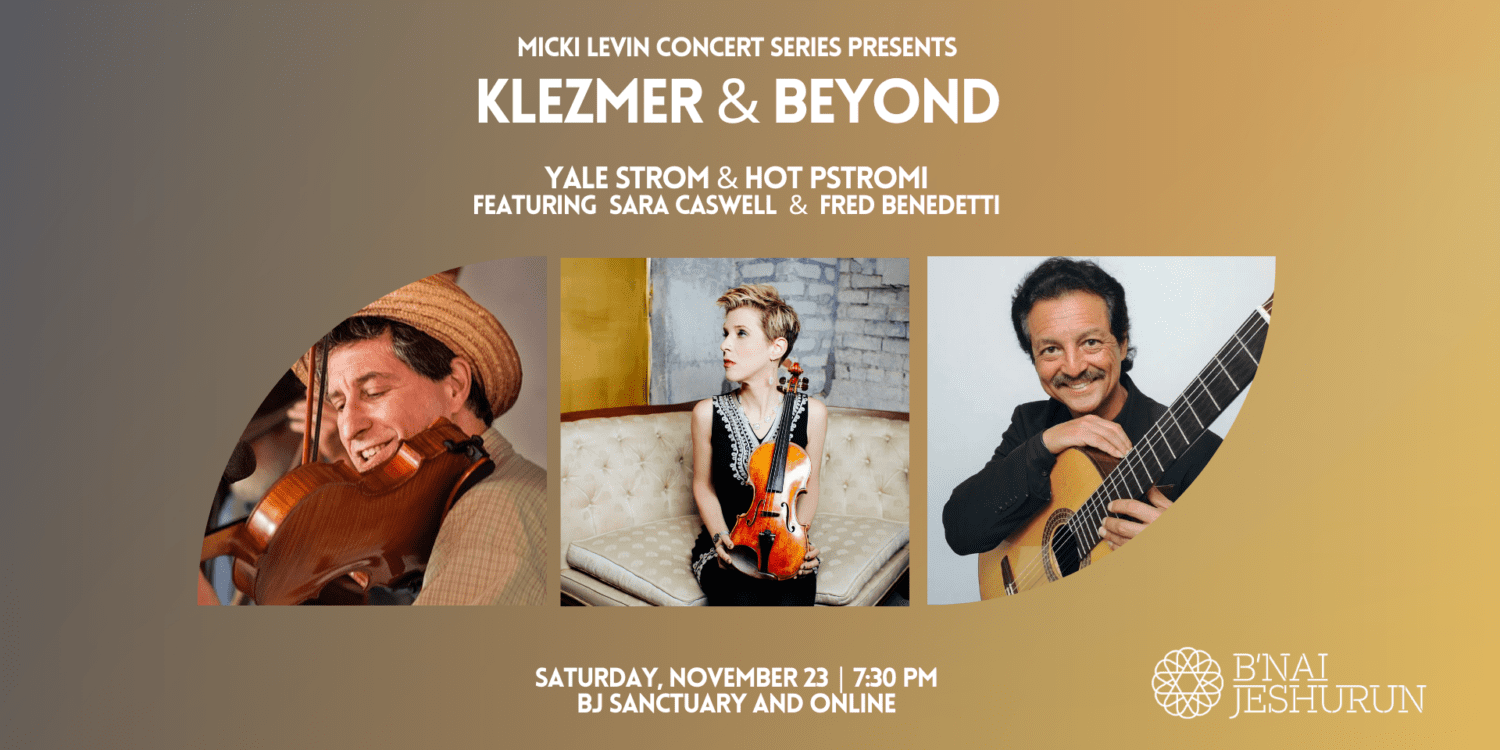 Klezmer and Beyond Yale Strom and Hot Pstromi In Concert: With Special ...